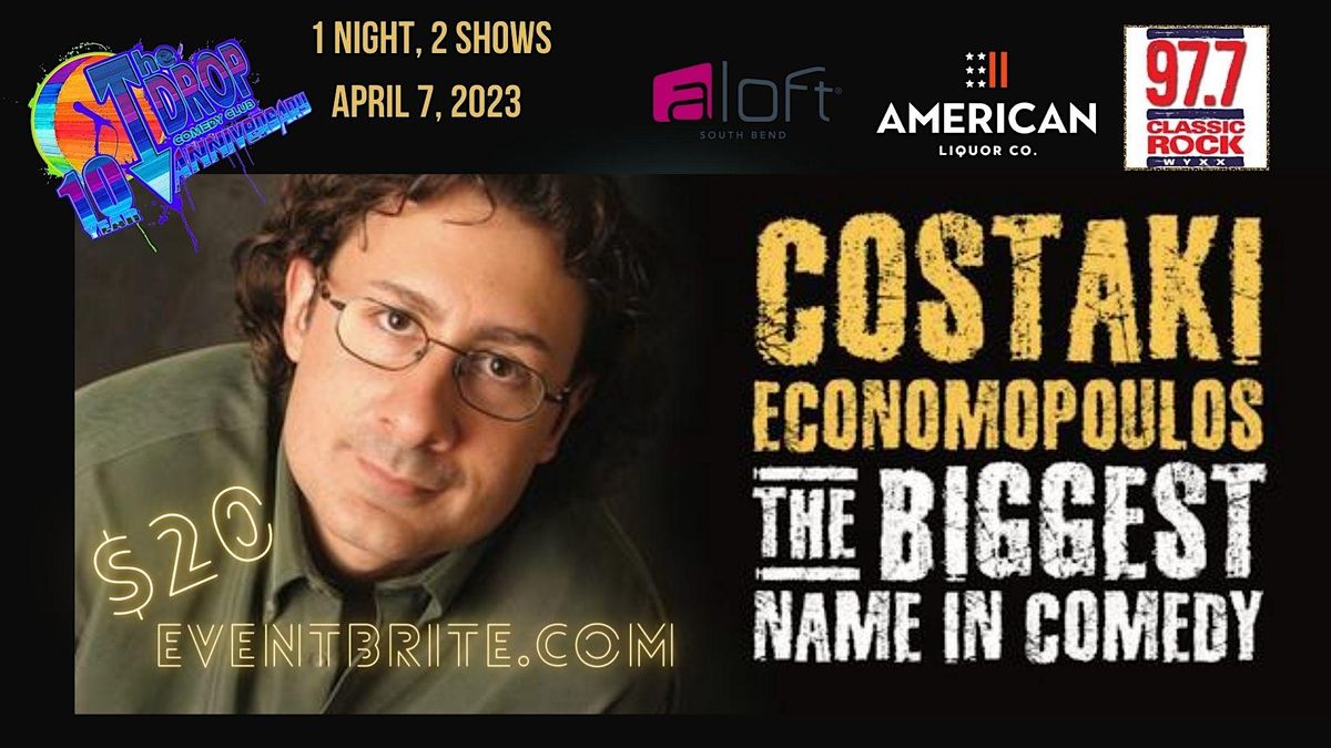 Costaki Economopoulos Returns to The Drop Comedy Club for 1 Night, 2 ...