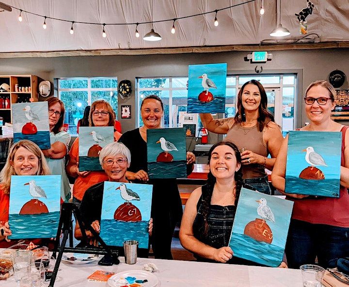 Sip and paint art class at Top Rung Brewing Lacey at Top Rung Brewing ...