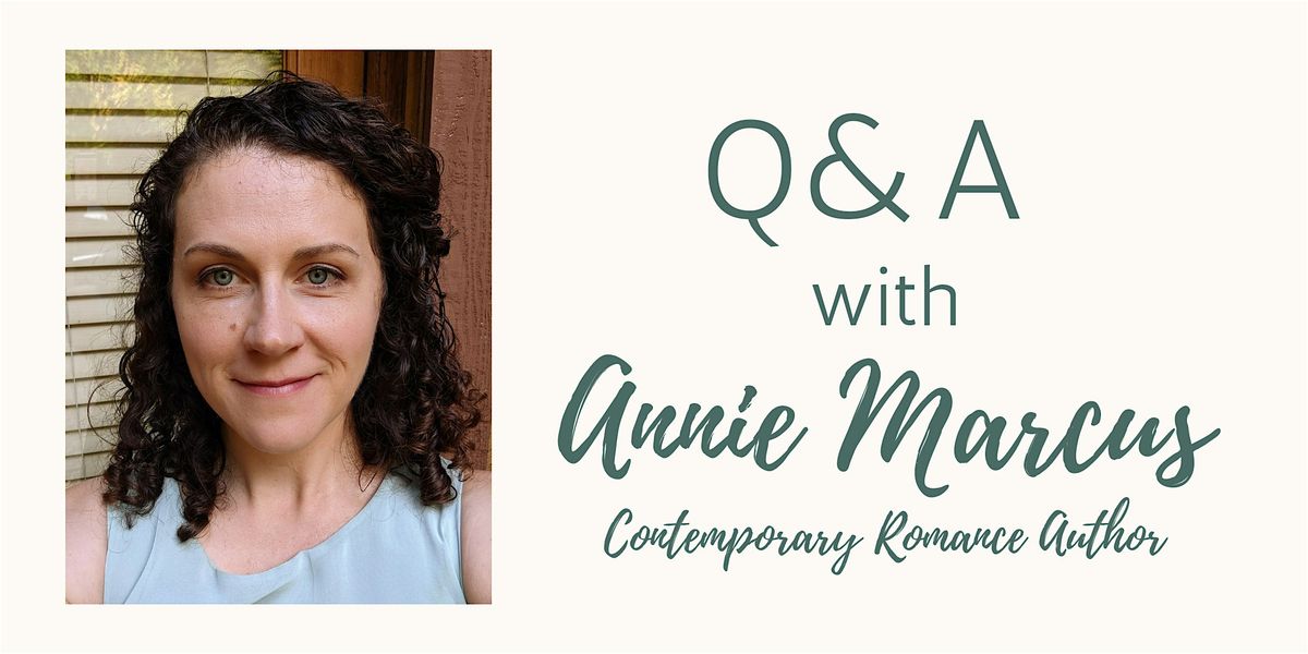 Q&A with West Seattle Author Annie Marcus at Paper Boat Booksellers ...