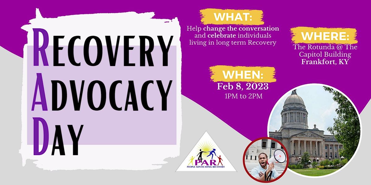 Recovery Advocacy Day 2023 at Kentucky State Capitol, Frankfort on 8th ...