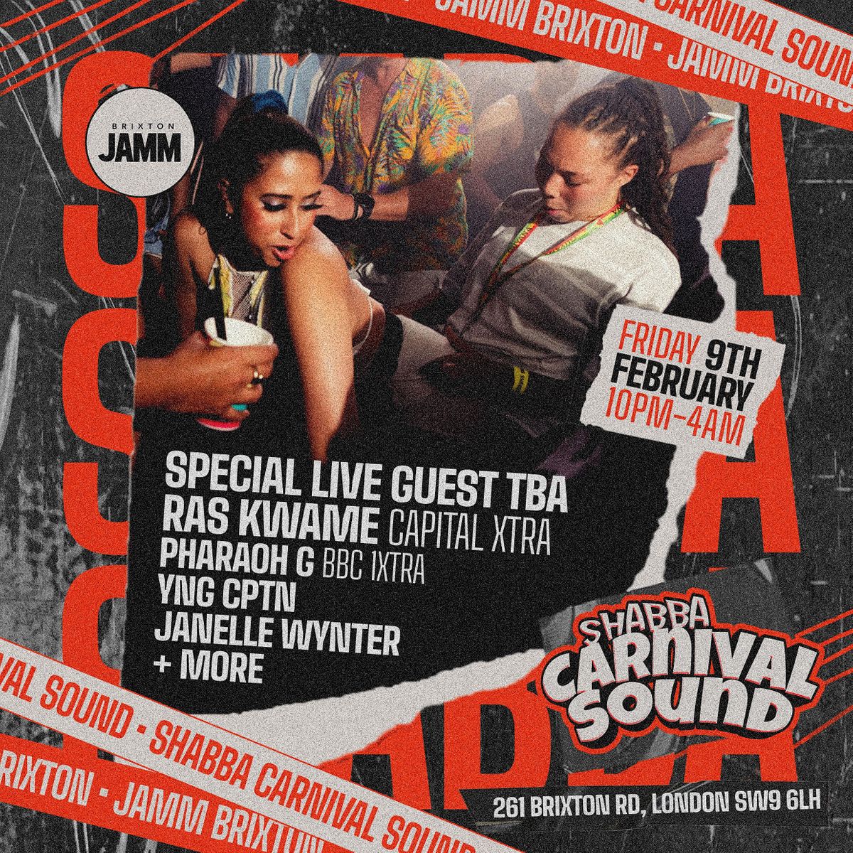 CARNIVAL SOUND - 2024 OPENING PARTY @ BRIXTON JAMM - FRIDAY 9TH ...
