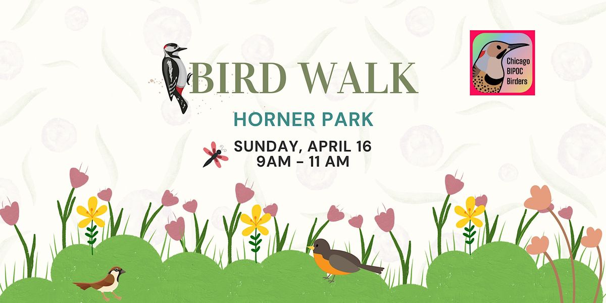 Horner Park Bird Walk at Horner Park, Chicago on 16th April, 2023