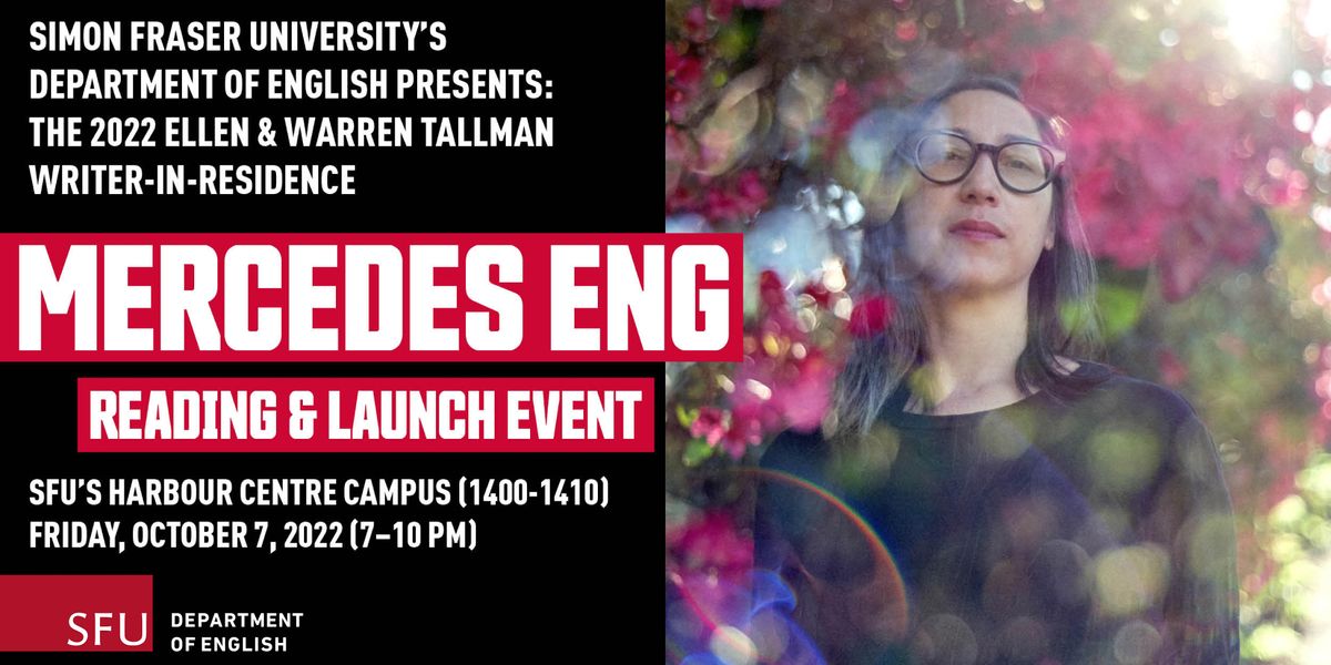 Mercedes Eng: Reading and Launch Event | Simon Fraser University ...