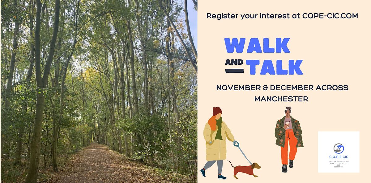 COPE CIC - Alexandra Park - Walk and Talk | Alexandra Park, Manchester ...