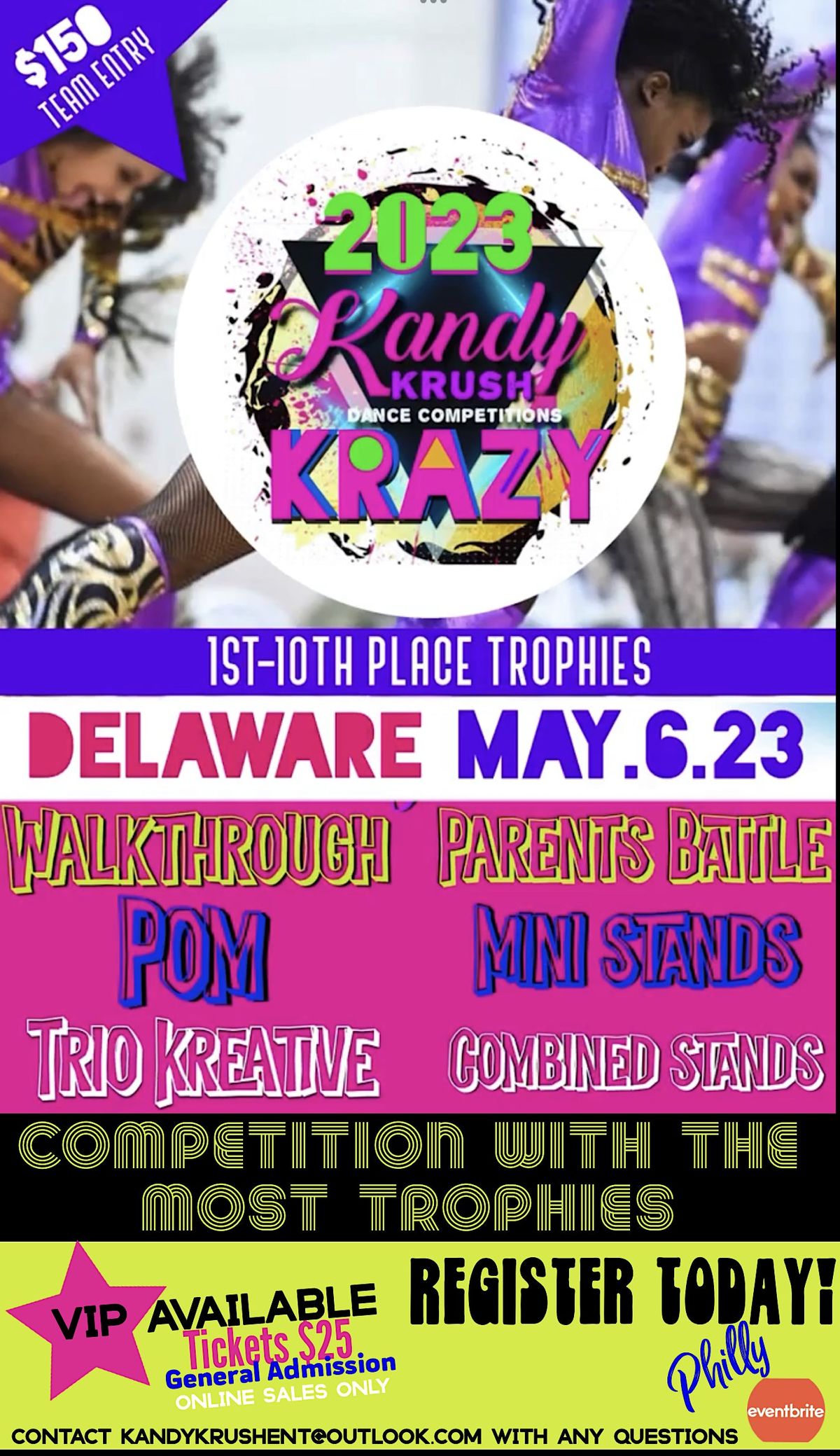 Kandy Krush Krazy Dance Competition | Christiana High School, Newark ...