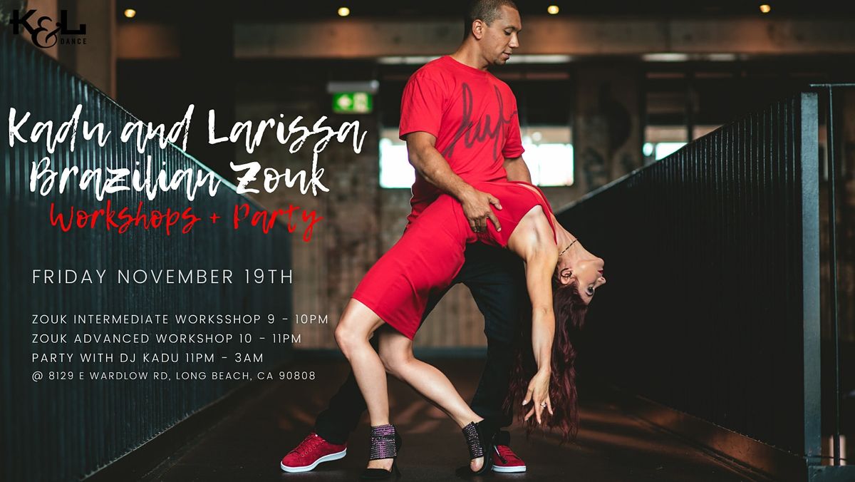One Night Only with Kadu and Larissa, Brazilian Zouk workshops and party! at 8129 E Wardlow Rd ...