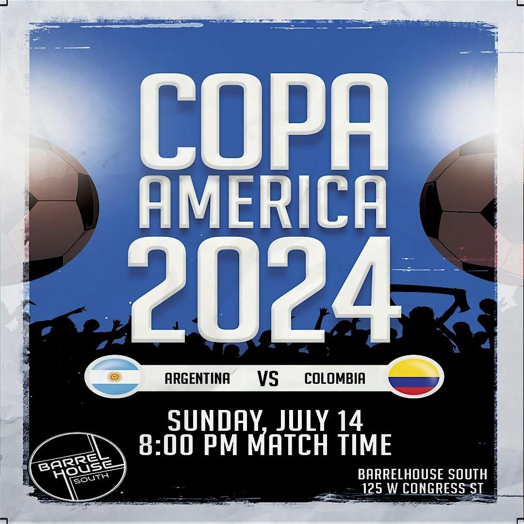 Copa America 2024 Watch Party | Barrelhouse South, Savannah, GA | July ...
