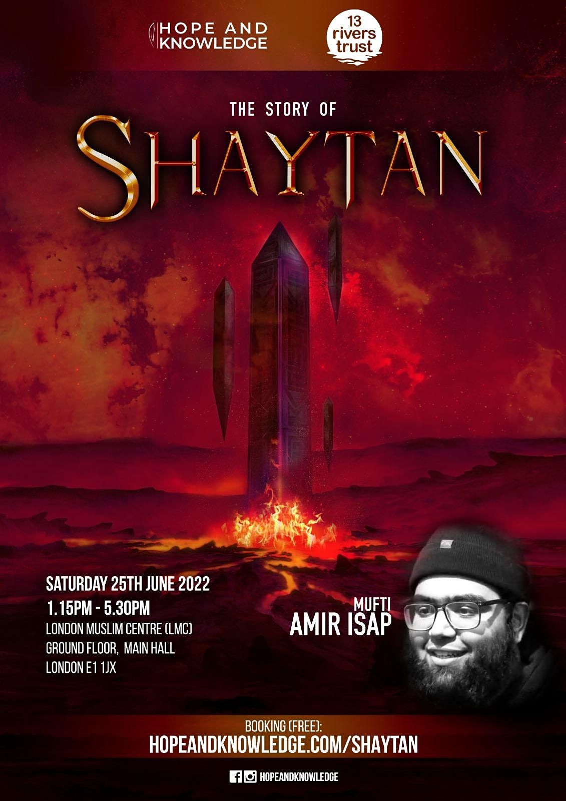 The Story of Shaytan | East London Mosque & London Muslim Centre | June ...