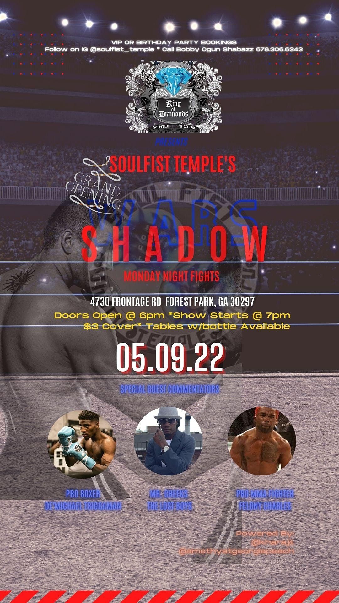 Soul Fist Temple Brings USA Boxing to KOD_Atlanta Monday Night Fights ...