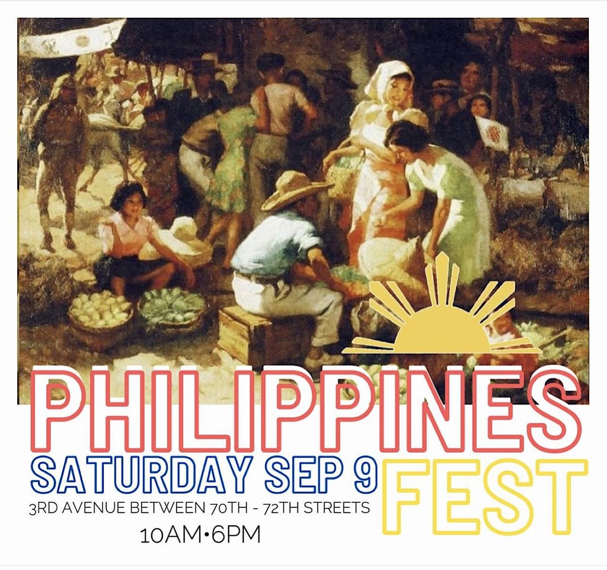 Filipino Street Fair in Manhattan at East 70th Street, New York on 9th ...