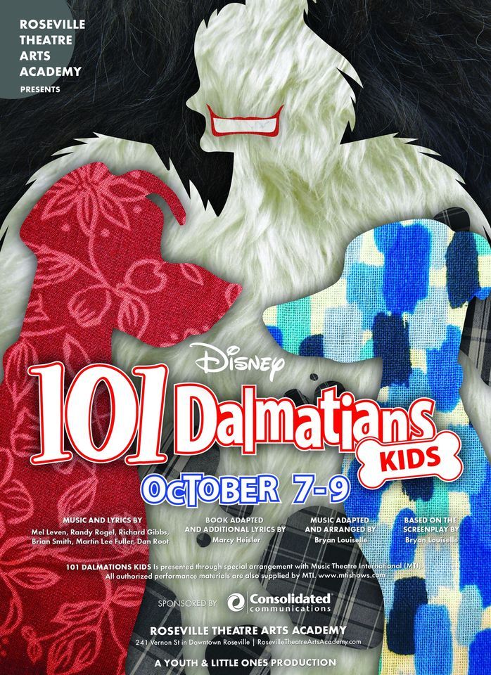RTAA Presents | 101 Dalmatians Kids | Roseville Theatre Arts Academy ...