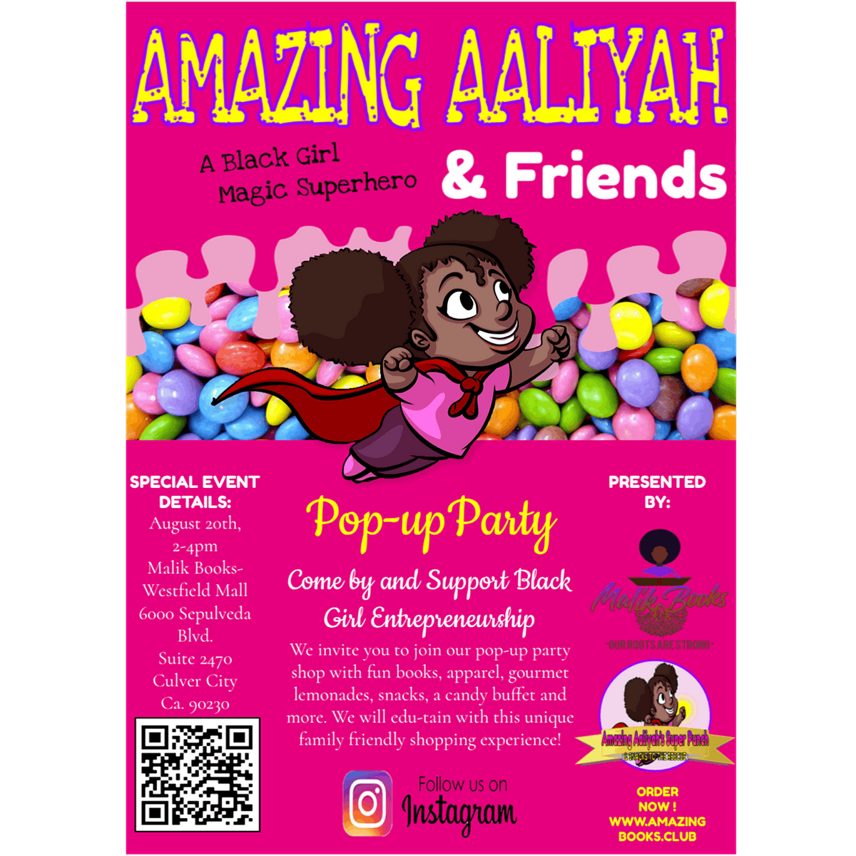 Amazing Aaliyah and Friends Pop Up Party at Malik Books, Culver City on ...