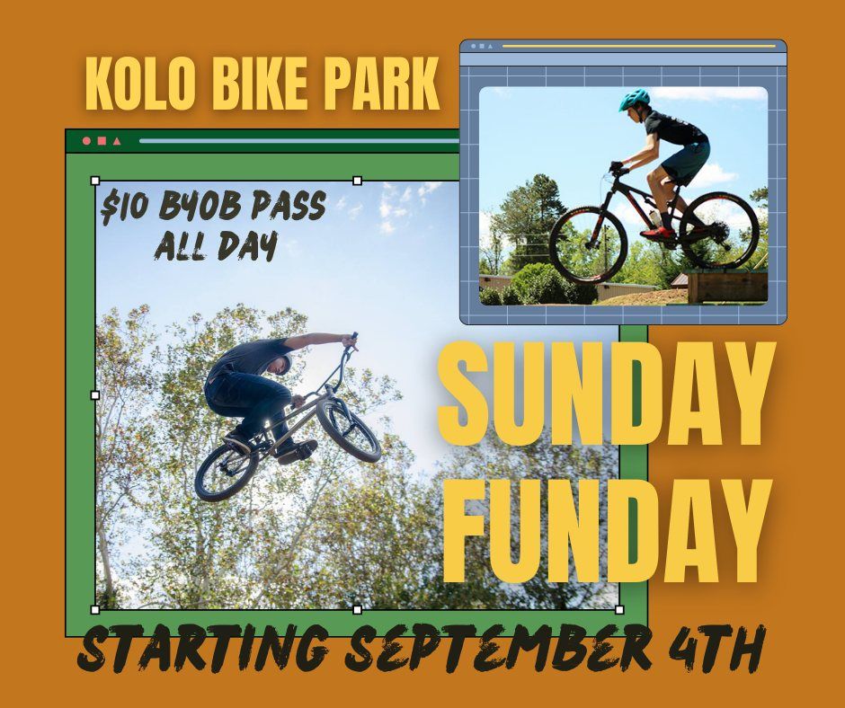 Kolo Bike Park $10 Sunday Fundays | Kolo Bike Park, Asheville, NC ...