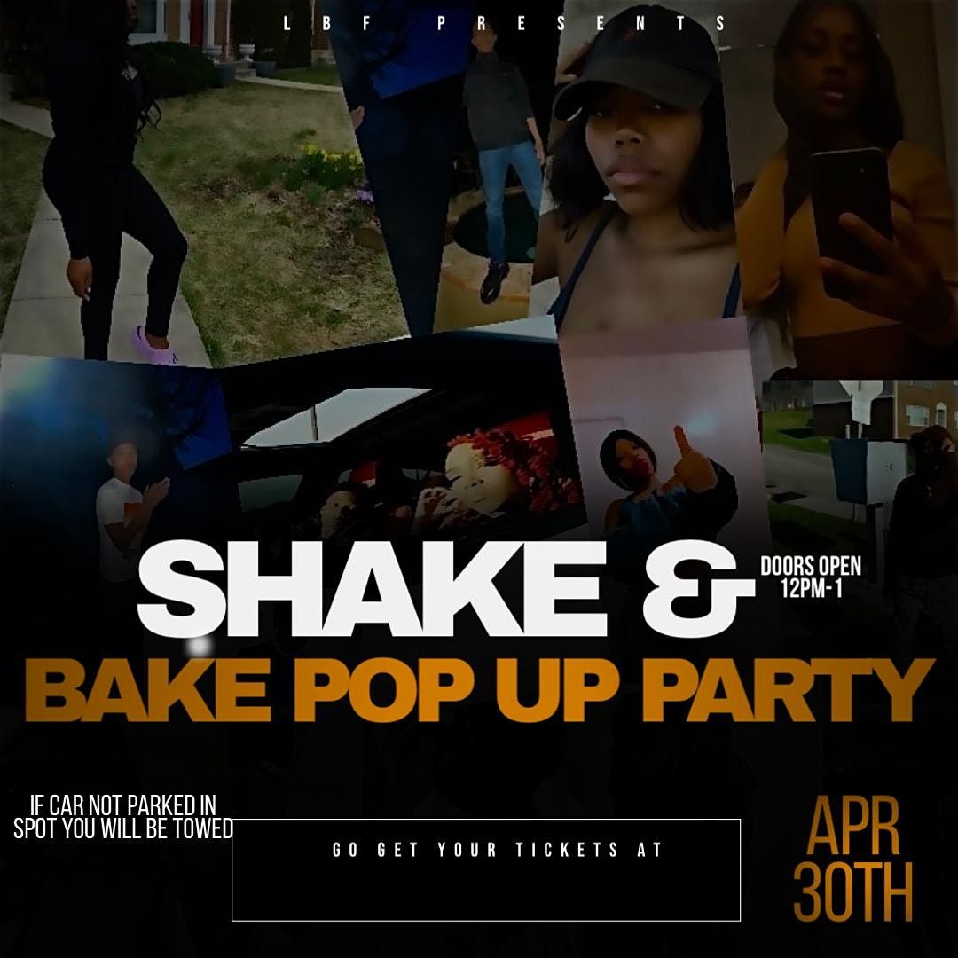 SHAKE & BAKE POP UP PARTY at Shake & Bake Family Fun Center, Baltimore ...