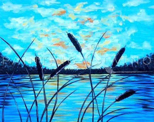 Sip and paint with Tayelor this beautiful Cattails painting. at The ...