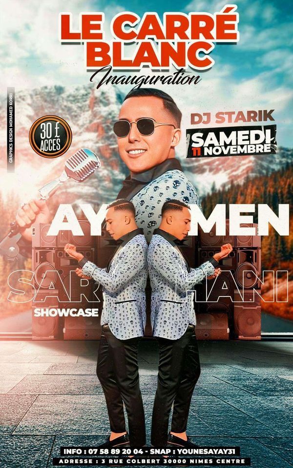 Showcase Aymen Serhani at Carré Blanc, Saintes-maries-de-la-mer on 11th ...