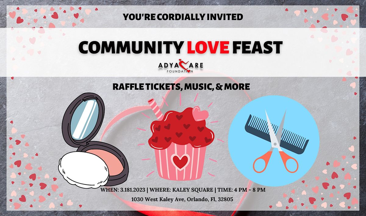 Community Love Feast at Kaley Square, Orlando on 18th February, 2023
