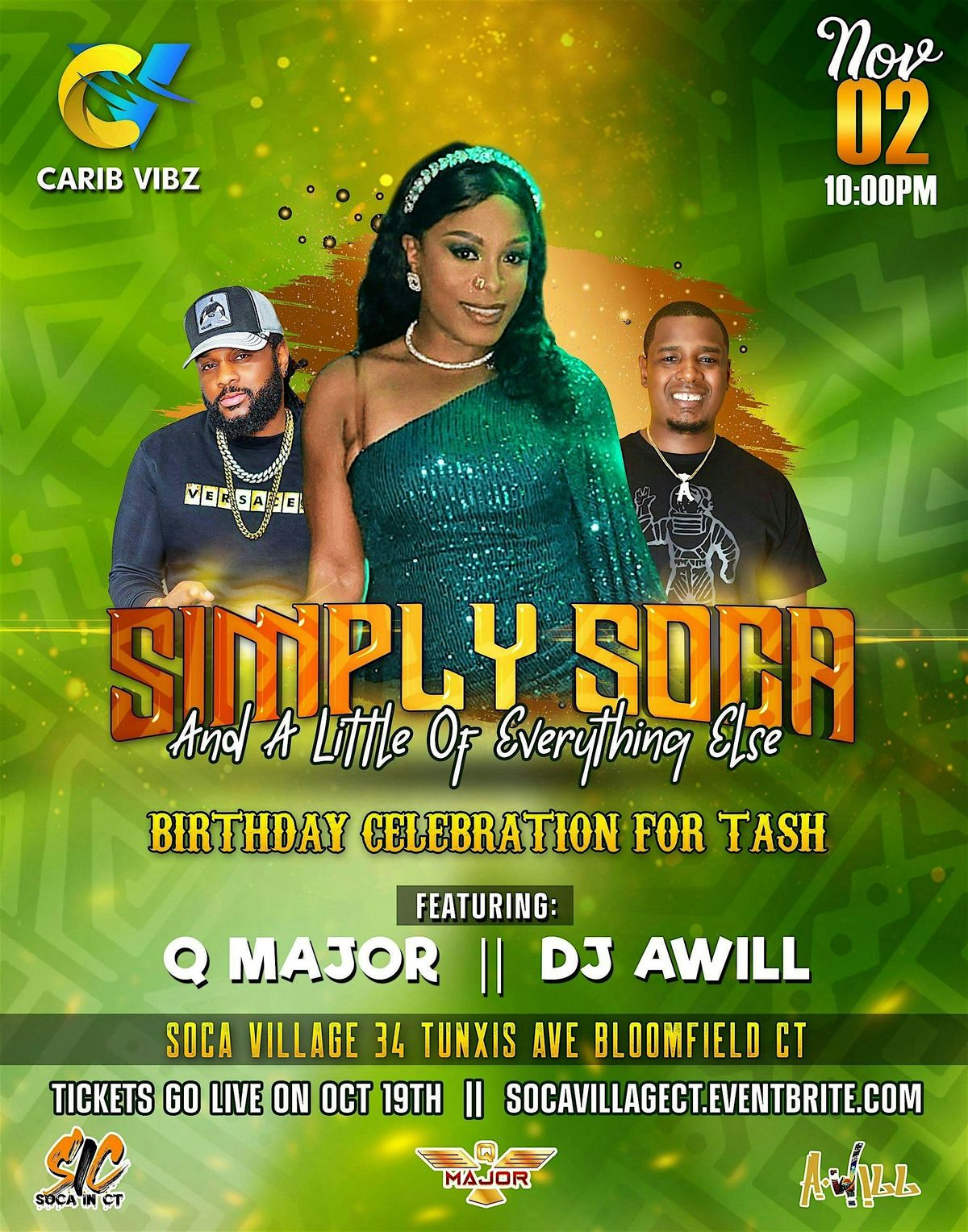 Simply Soca | Soca Village, Bloomfield, CT | November 2 to November 3