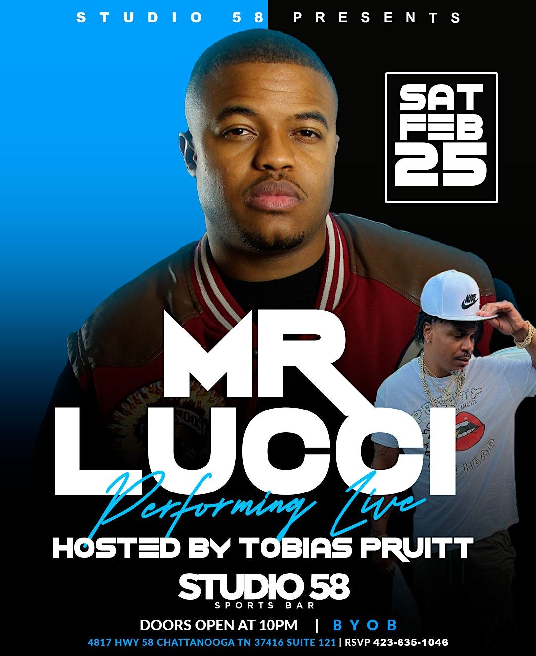 Mr Lucci Live In Chattanooga Tn | 4817 TN-58 studio 58, Chattanooga, TN ...