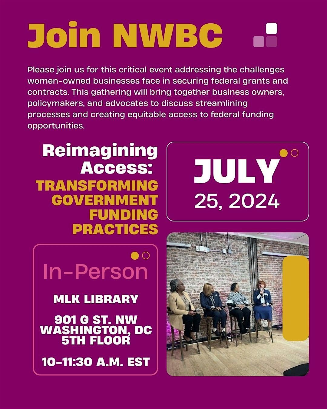 NWBC Reimagining Access: Transforming Government Funding Practices at ...