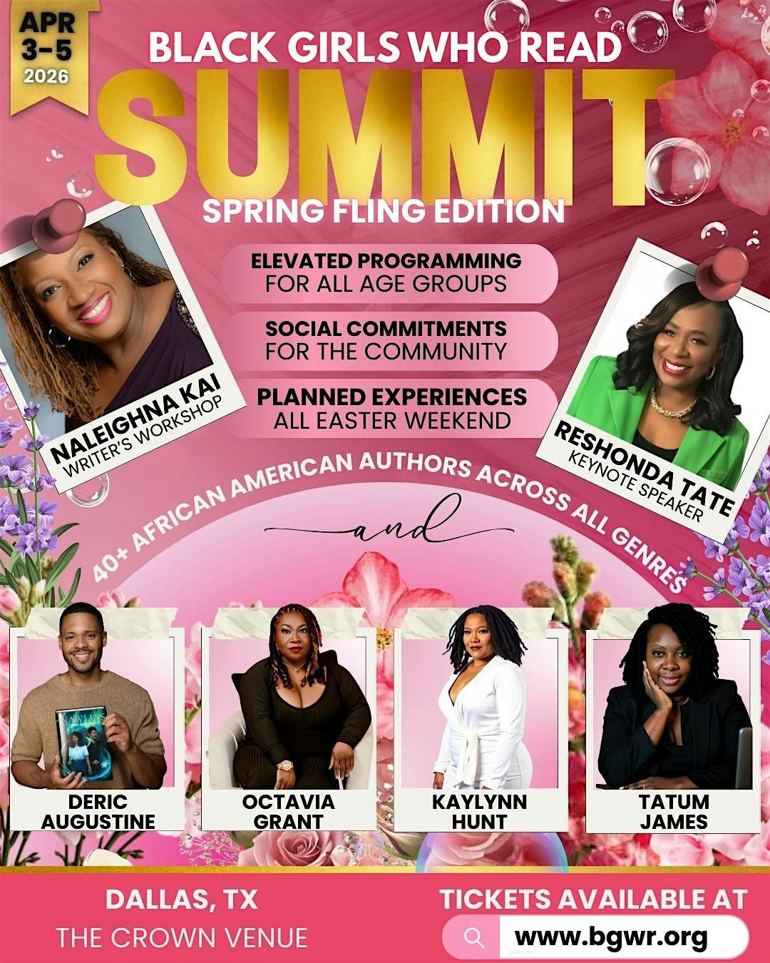 2026 Black Girls Who Read Summit at The Crown Venue, Dallas on 3rd ...