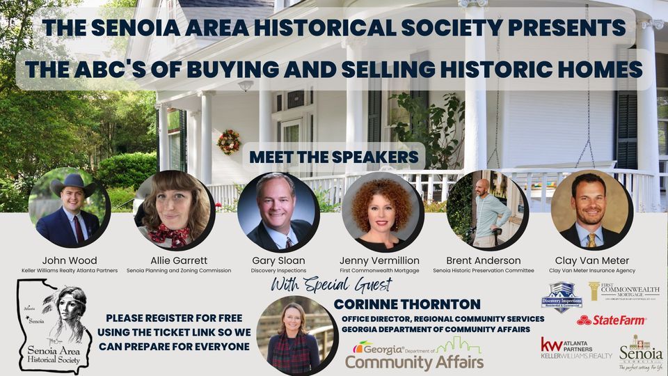The ABCs of Buying, Selling, and Maintaining Historic Homes at Senoia ...