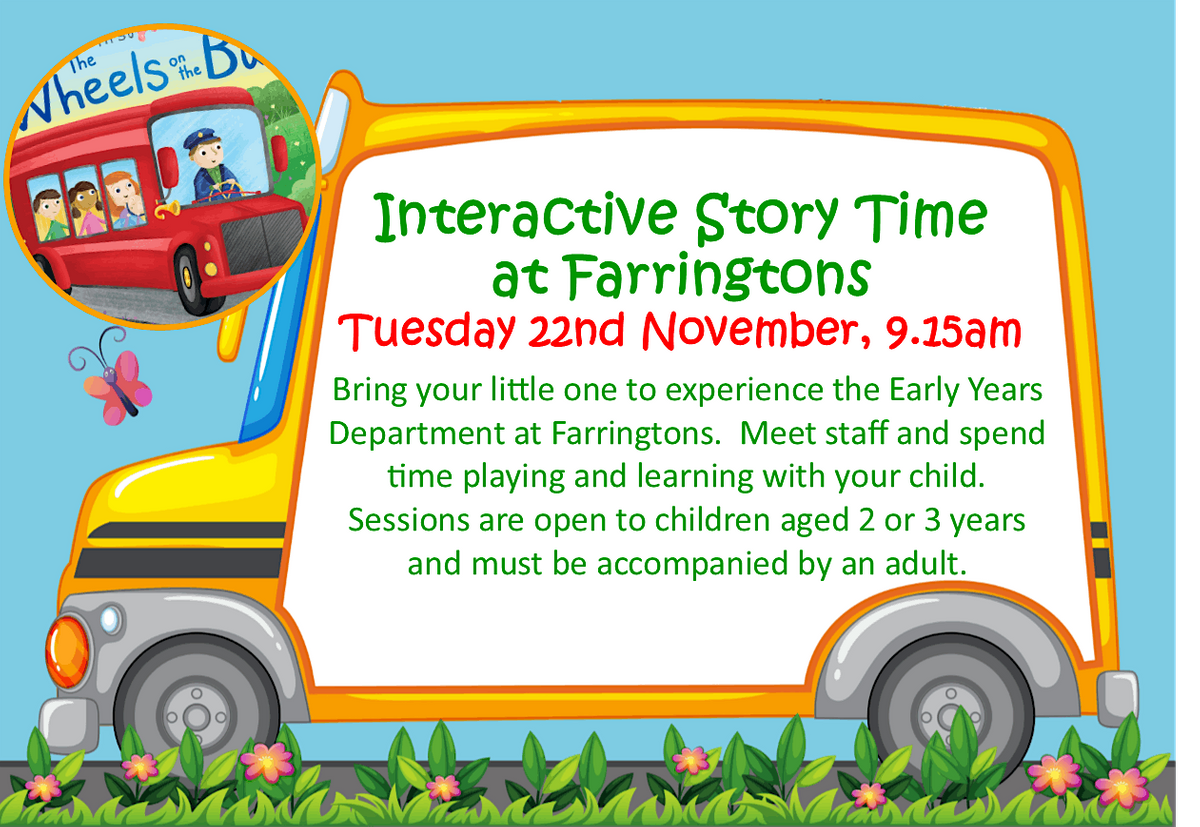 Interactive Story Time | Farringtons School, Chislehurst, EN | November ...