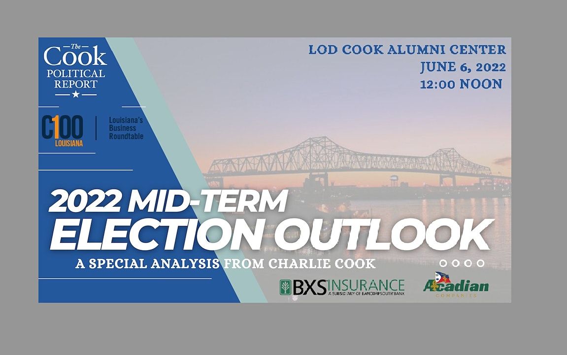 Mid-Term Election Outlook with Charlie Cook | Lod Cook Alumni Center ...