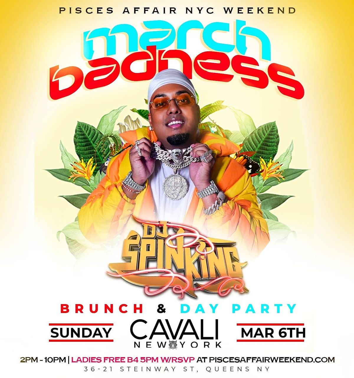 Sir manny & Spiking March badness Brunch / day party | Cavali New York ...