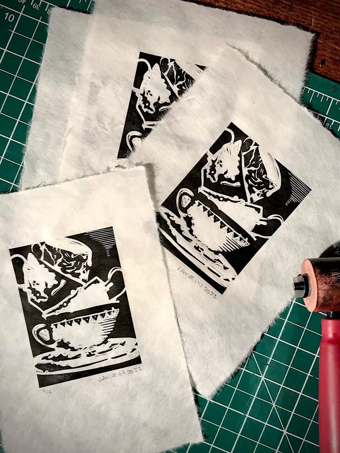 Linocut Workshop with Timothy Laurin at Artspace, Peterborough on 26th ...