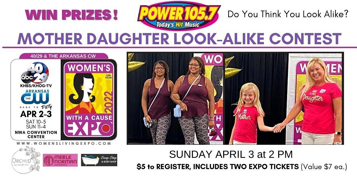 Power 107.5 Mother Daughter Look-Alike Contest at NWA Womens Expo 2022 ...