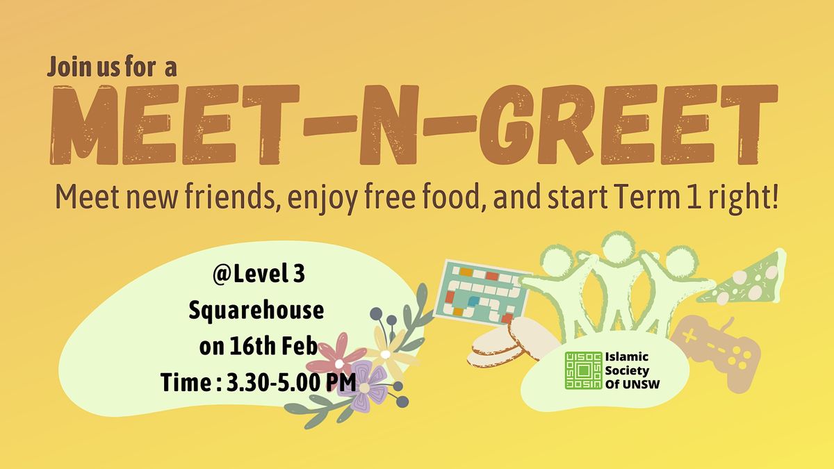 Meet n Greet - T1 2023 at ISOC UNSW, Sydney on 16th February, 2023