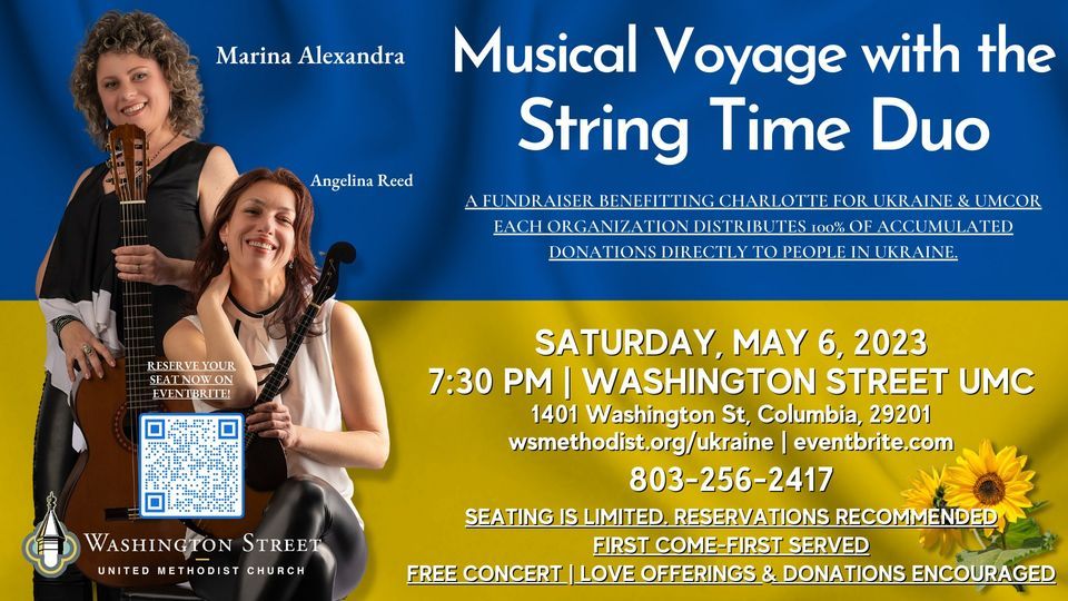 Musical Voyage with the String Time Duo | Washington Street United ...