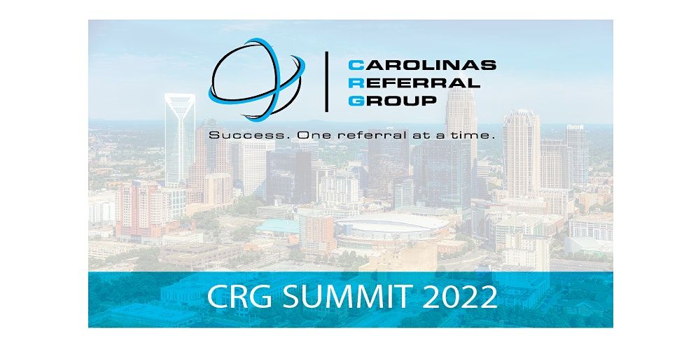 CRG Summit 2022 w Keynote Speaker | TPC Piper Glen, Charlotte, NC ...
