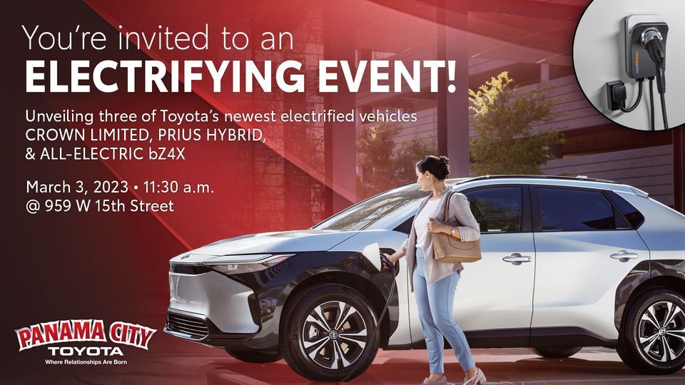 Electrifying Event- Unveiling 3 New EVs - Crown, Prius Hybrid & All ...