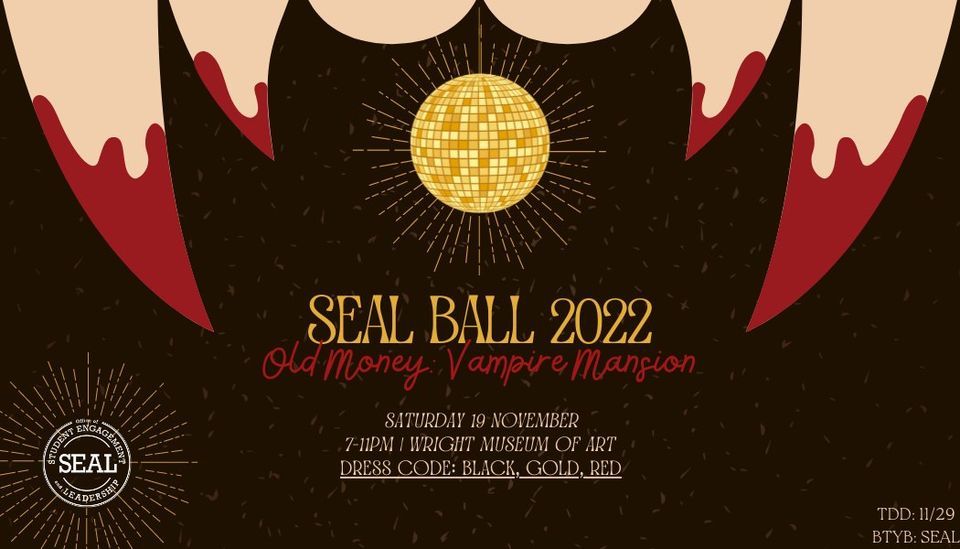 SEAL BALL- Old Money: Vampire Mansion at Wright Museum of Art, Beloit ...