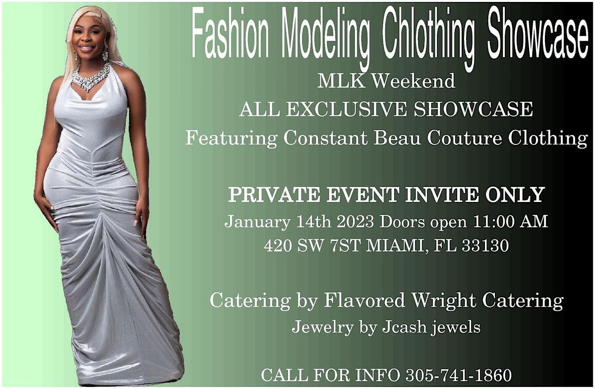 Fashion Modeling Chlothing Showcase | 420 SW 7th St, Miami, FL ...