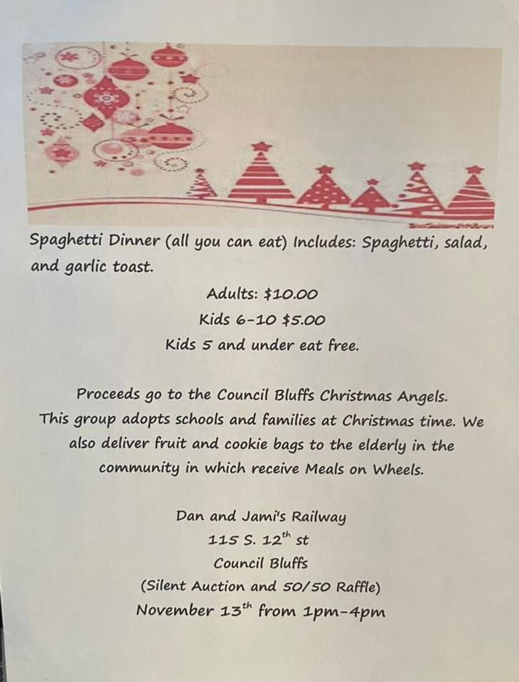 Christmas Angels Spaghetti Feed (All You Can Eat!) | Dan & Jami's ...