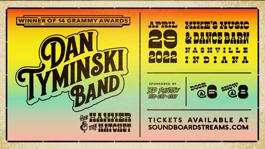 Dan Tyminski Band | Mike's Music & Dance Barn, Nashville, IN | April 29 ...