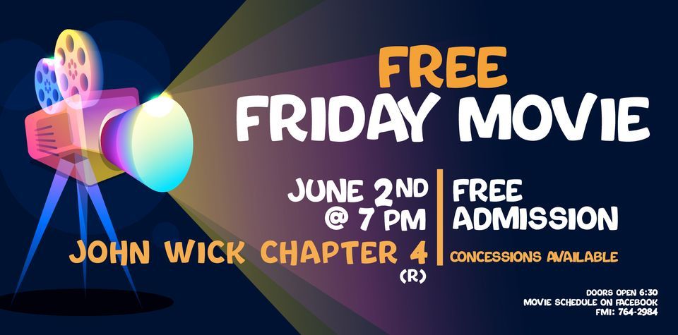 Free Movie Friday: John Wick Chapter 4 at Langley Afb Base Theater ...