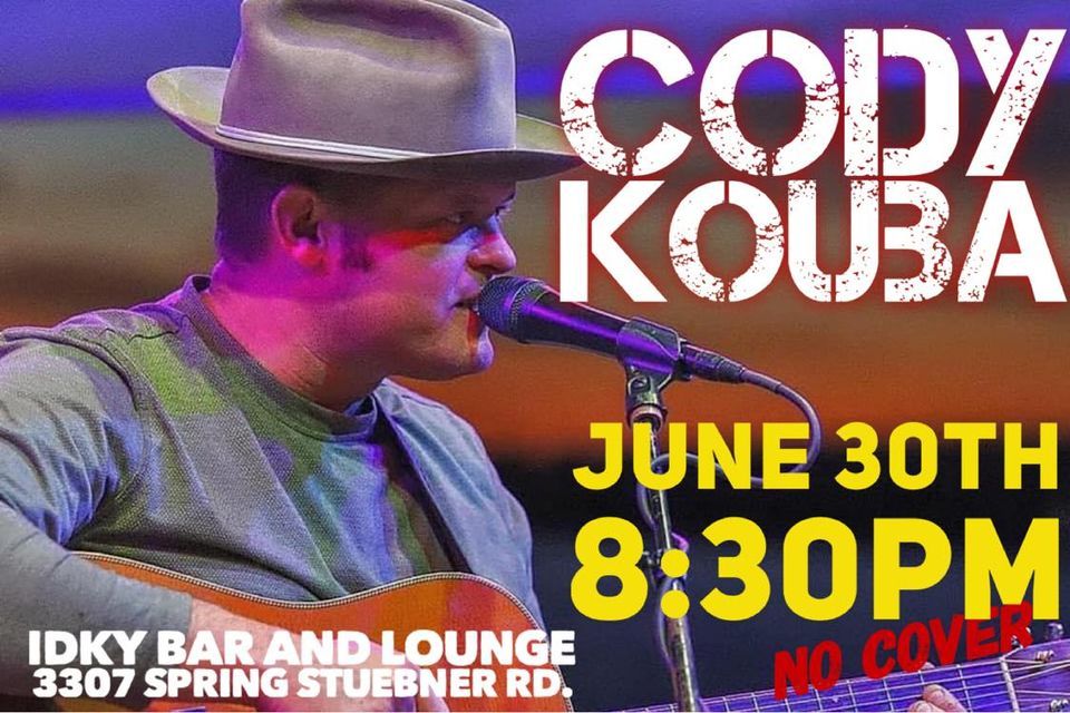 CODY KOUBA LIVE! | I Don't Know Yet Lounge - Spring | June 30, 2023
