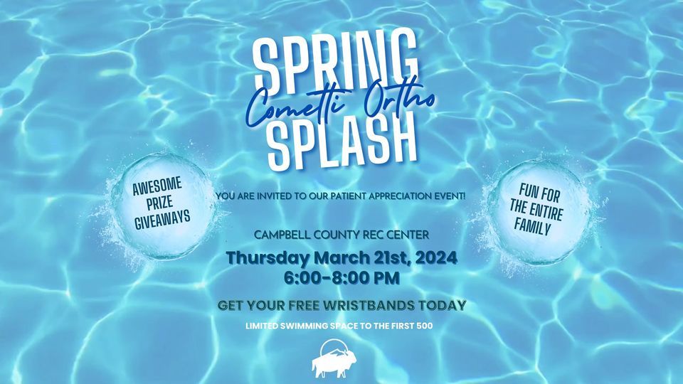 Patient Appreciation Event- Spring Splash 2024 at Campbell County Parks ...
