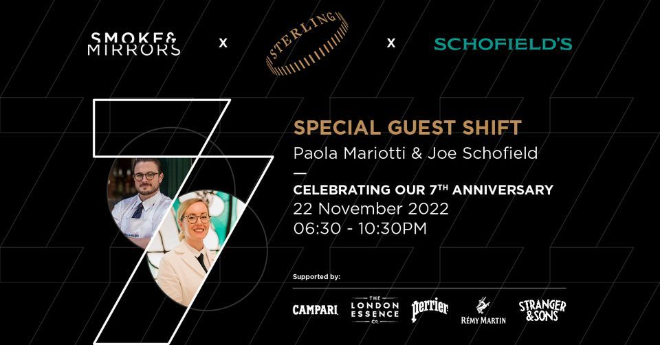7th Anniversary Guest Shift with Joe Schofield & Paola Mariotti at ...