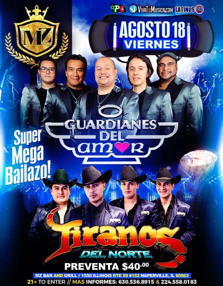 Guardianes del Amor | Mz bar &grill, Naperville, IL | August 18, 2023