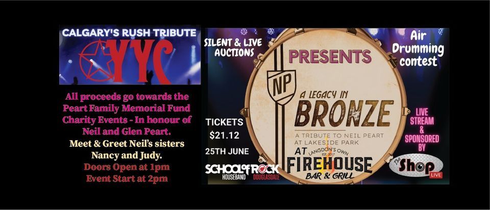 A Legacy in Bronze - A Tribute to Neil Peart! | Langdon Firehouse Bar ...