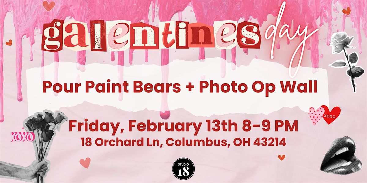 Galentines Day Paint Pour at 18 Orchard Ln, Columbus on 13th February, 2026