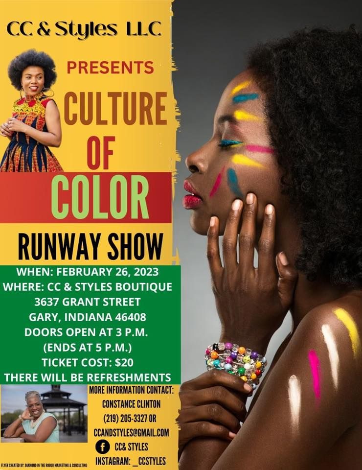 Culture of Color Fashion Show | 3637 Grant St, Gary, IN 46408-1423 ...
