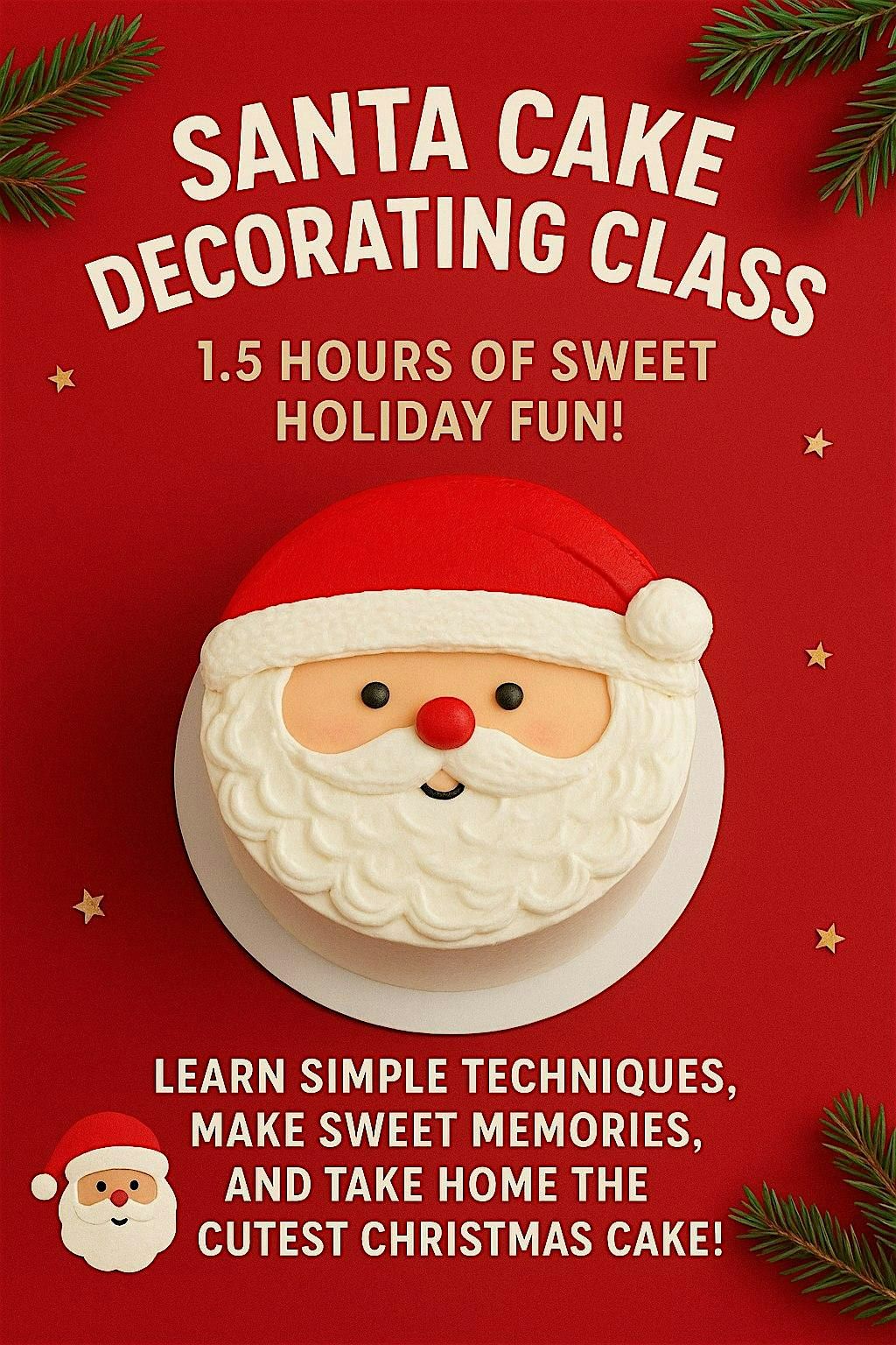 SANTAs Cake Decorating Workshop at Tumbleweed Coffee & Bake Shop, Aledo ...