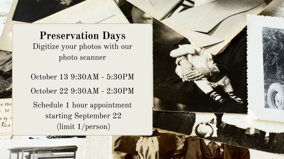 Preservation Days at Howell Carnegie Library on 13th October, 2022