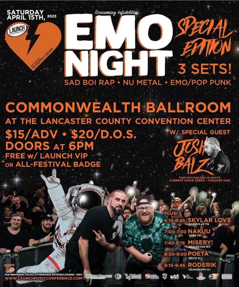 EMO NIGHT | NAKUU LIVE | LAUNCH CONFERENCE | Lancaster County ...
